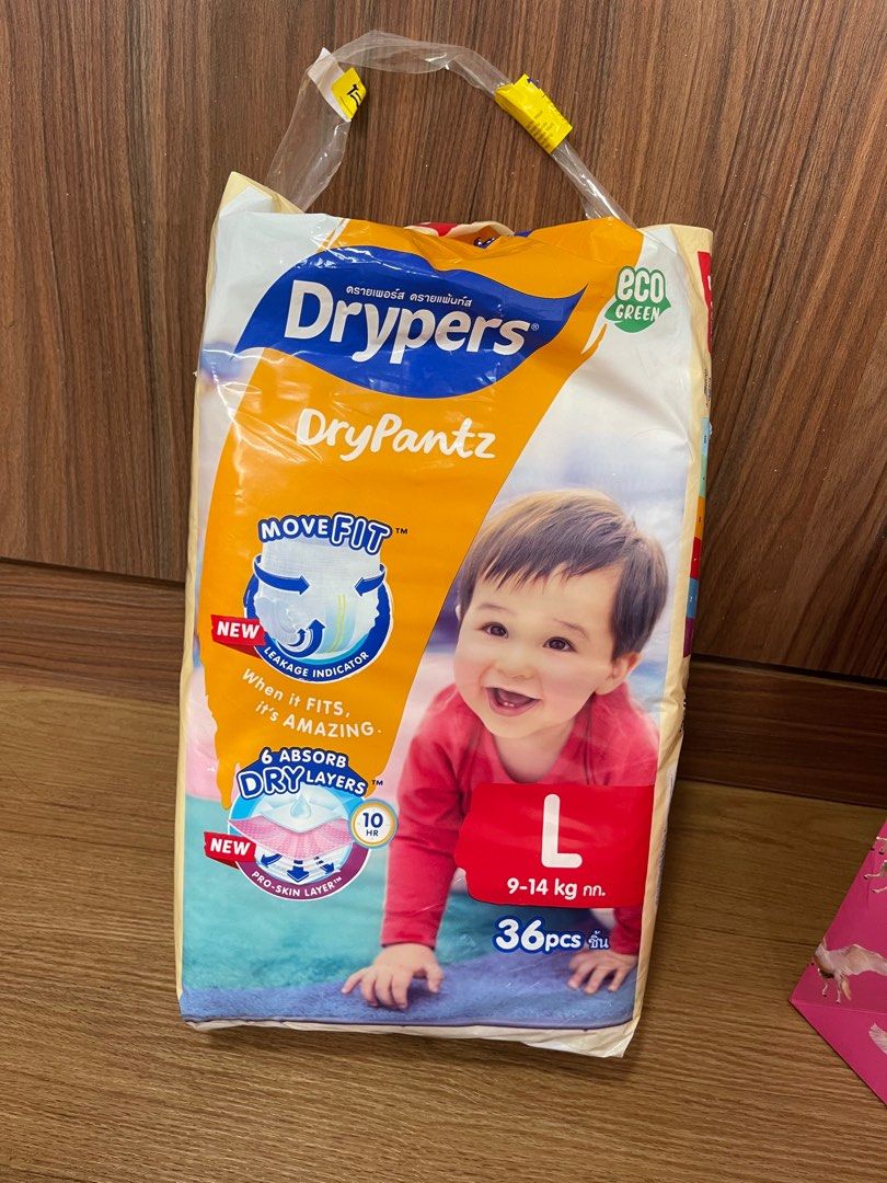 Drypers Drypantz L, Babies & Kids, Babies & Kids Fashion on Carousell