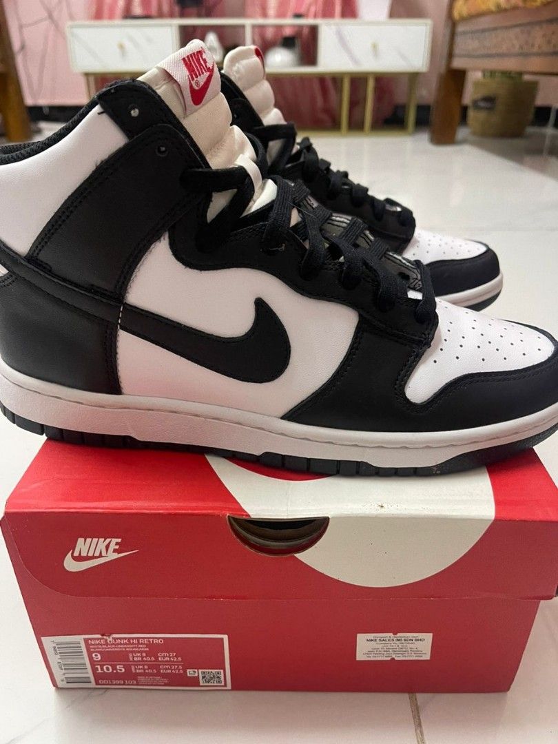 Dunk panda high 8uk, Men's Fashion, Footwear, Sneakers on Carousell