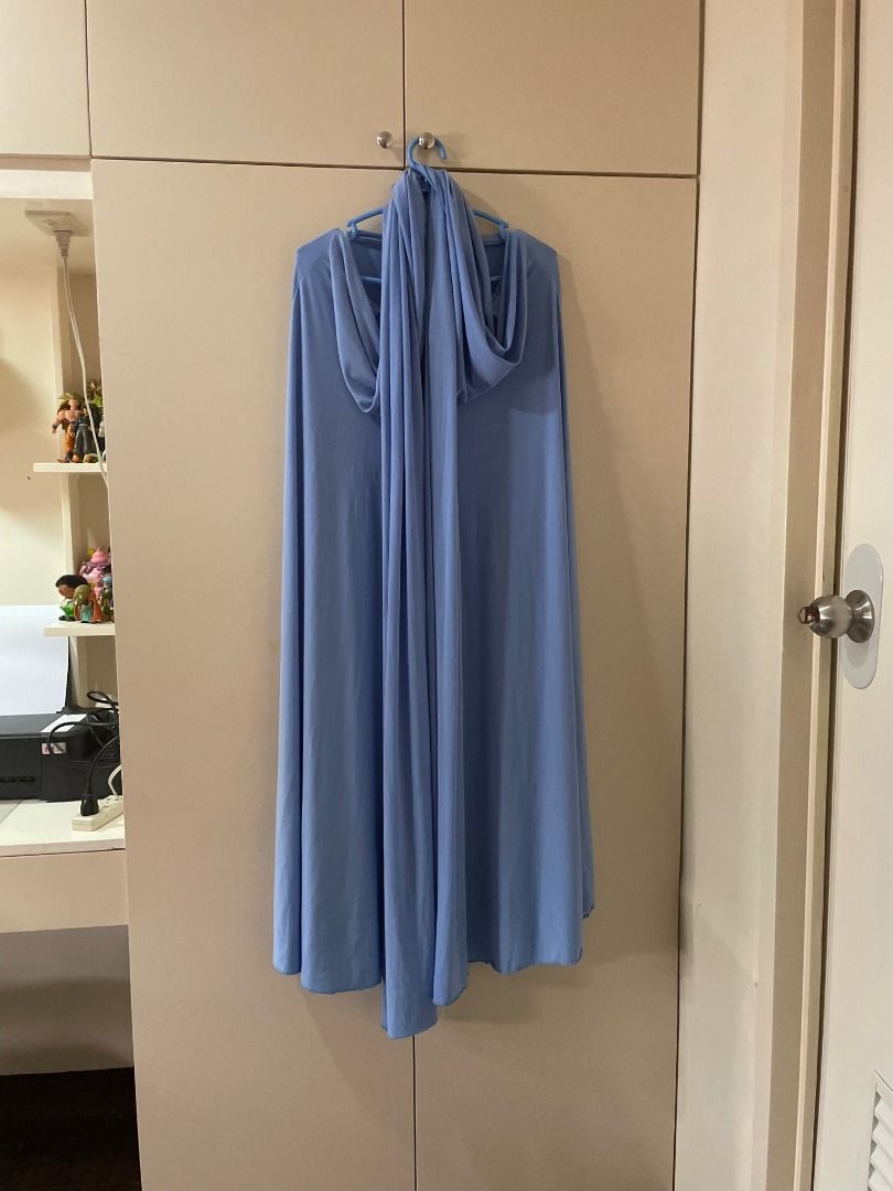 Dusty Blue Infinity Gown with free second infinity gown (different ...