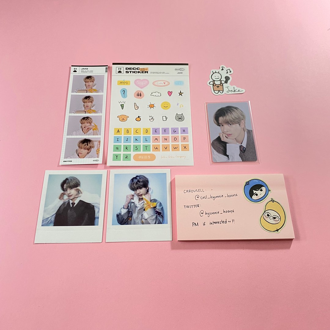 ENHYPEN Enha Jake Member Set 2022 GGU GGU PACKAGE, Hobbies & Toys ...
