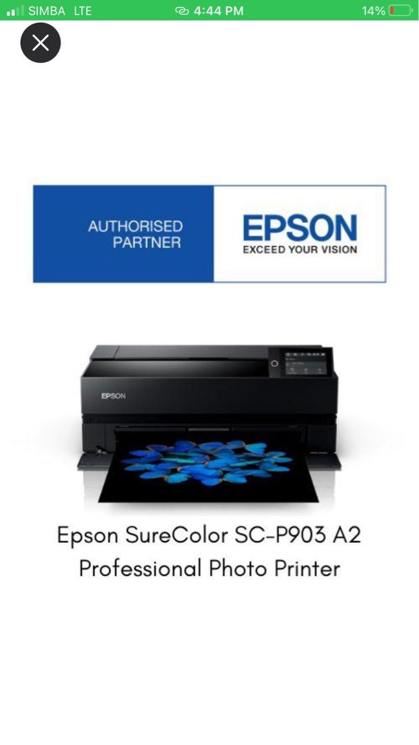 Epson sc-p309 A2 size printer, Computers & Tech, Printers, Scanners ...