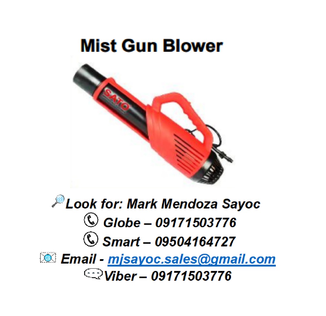 ES-16 Mist Gun Blower, Commercial & Industrial, Construction Tools ...