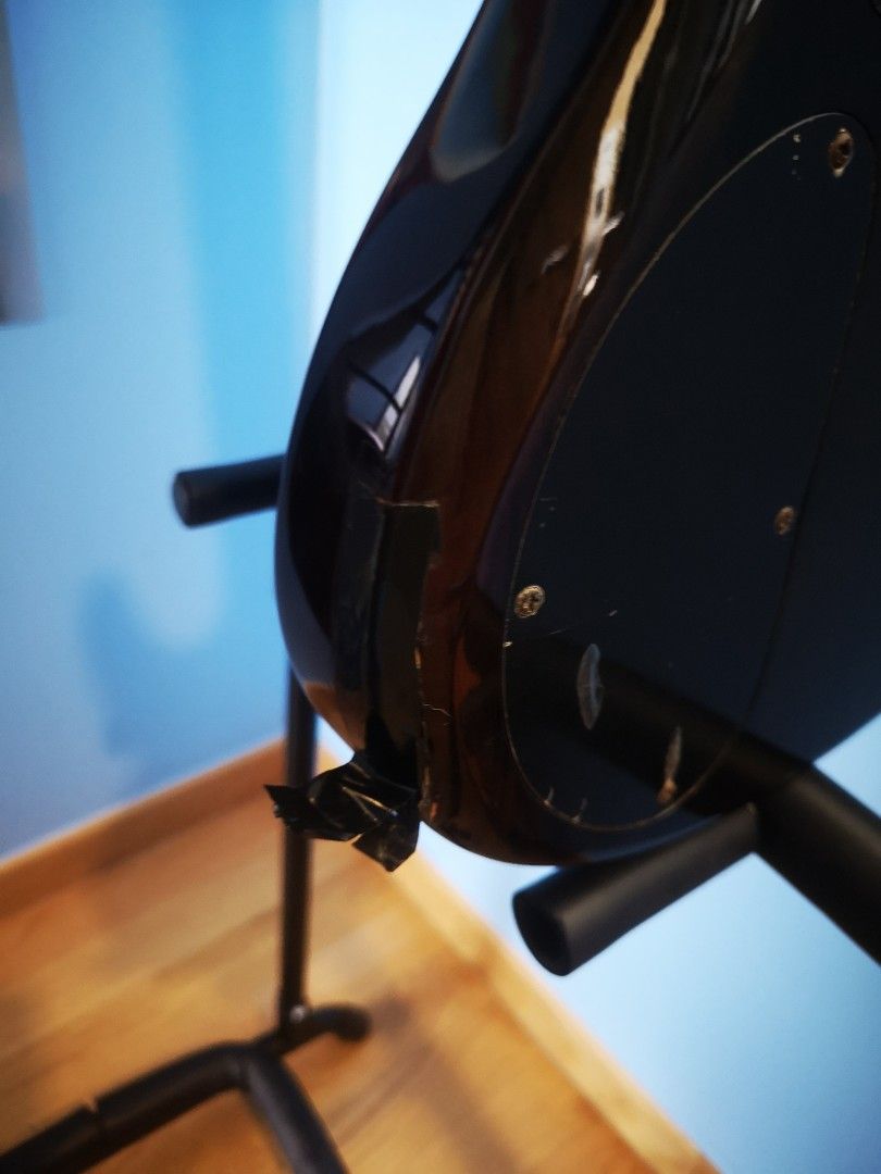 ESP LTD B-155 5-string Bass guitar see-through black plus spare pick ...