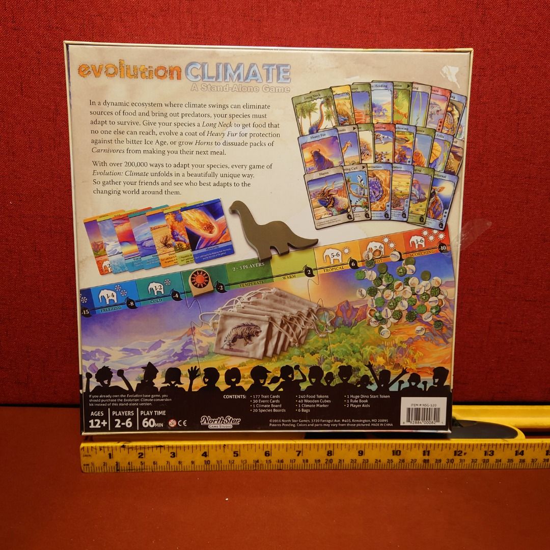 Evolution Climate board game, 興趣及遊戲, 玩具 & 遊戲類 - Carousell
