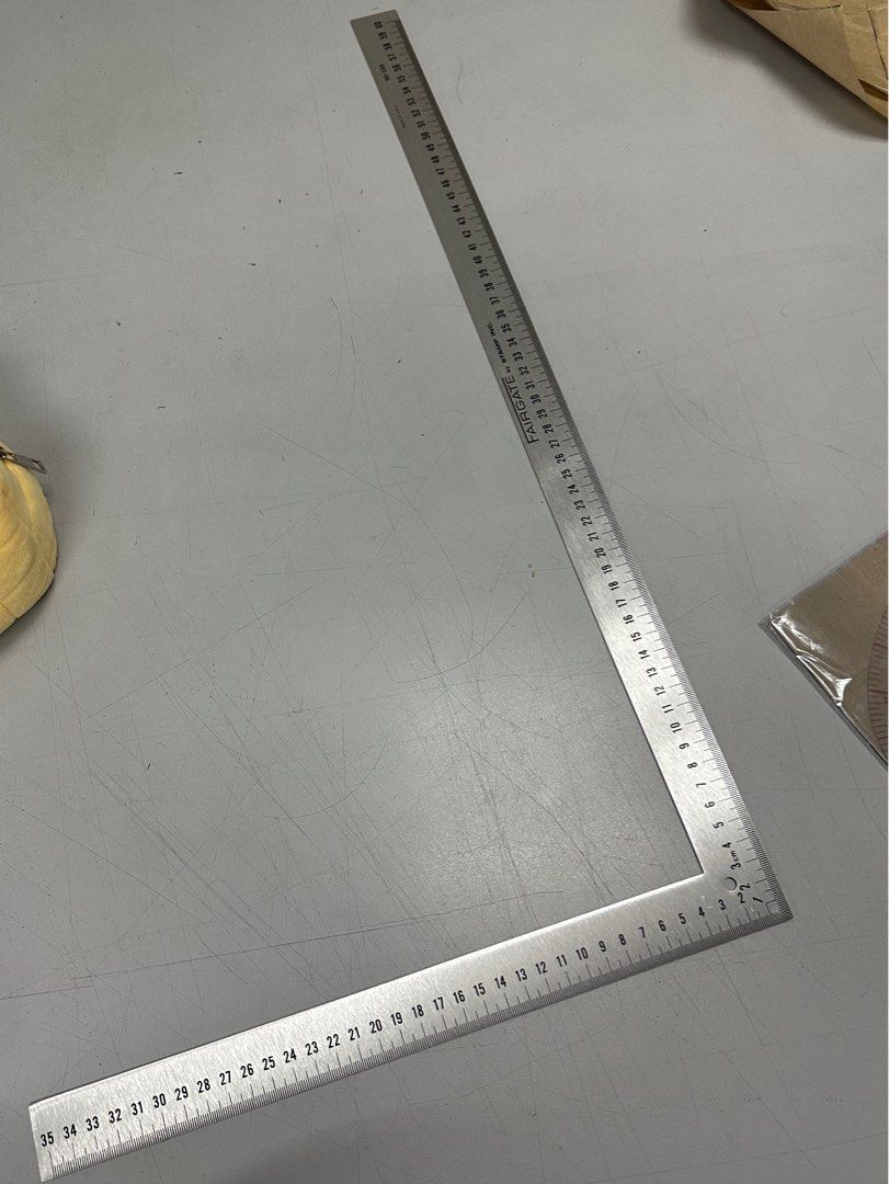 Fairgate L Square Ruler, Hobbies & Toys, Stationary & Craft, Stationery ...