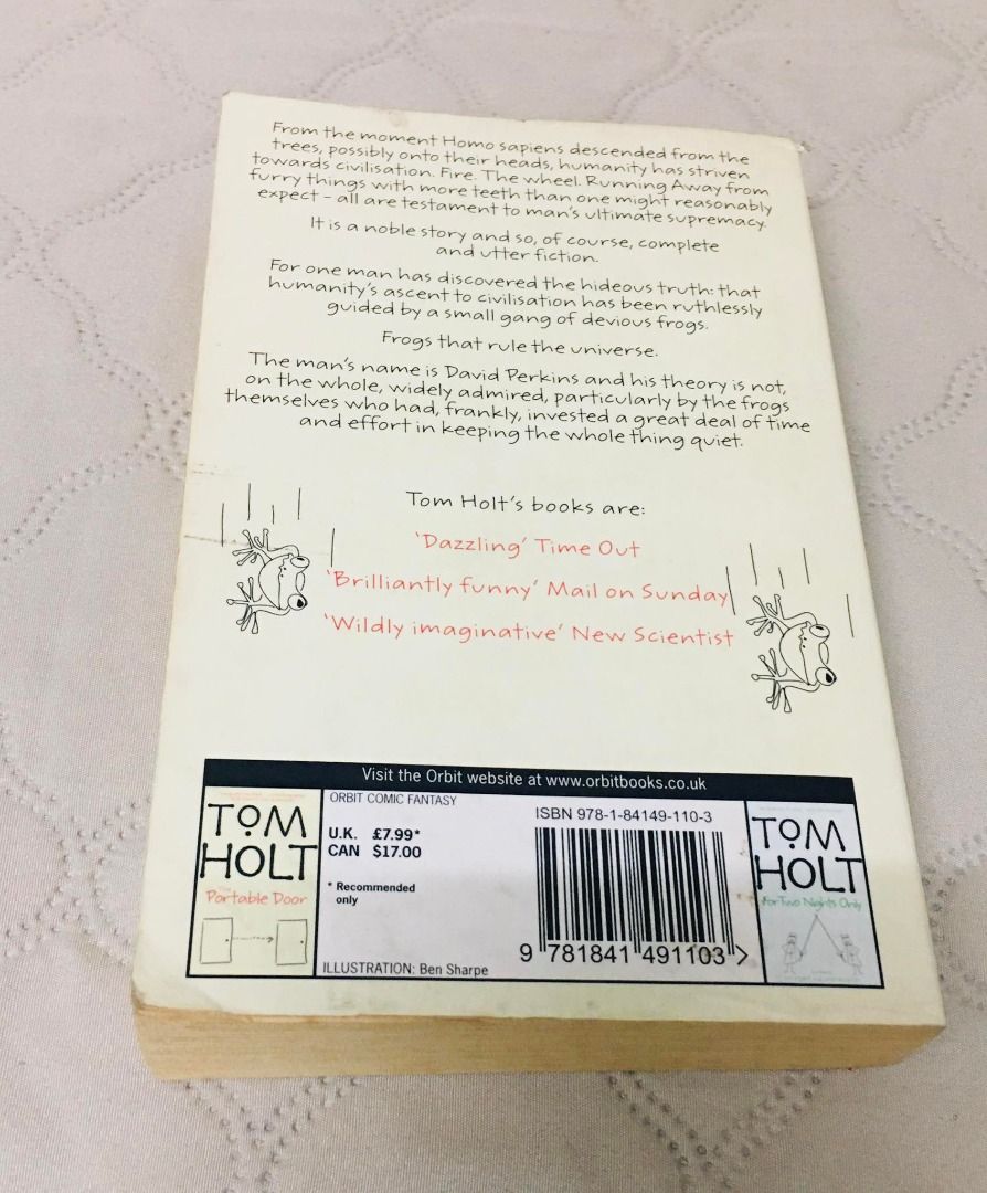 Falling Sideways by Tom Holt, Hobbies & Toys, Books & Magazines, Fiction & Non-Fiction on Carousell