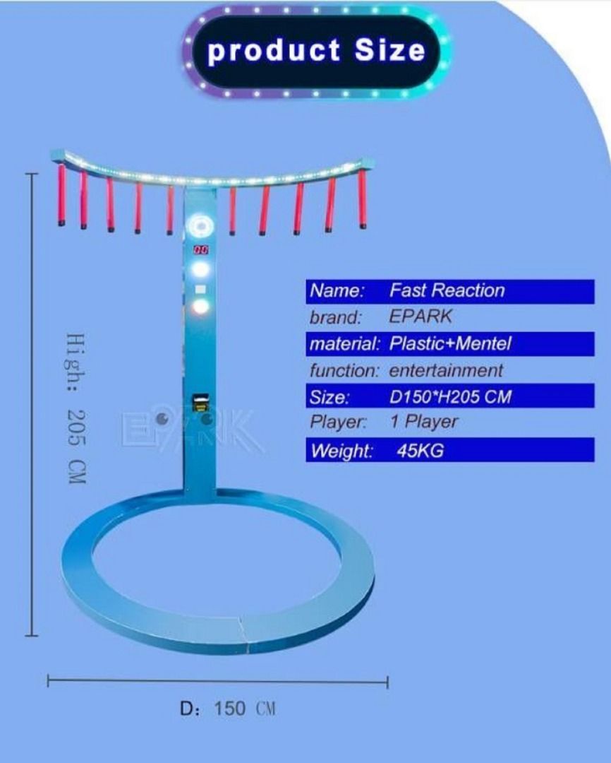FALLING STICKS ARCADE ELECTRONIC MACHINE RESERVE YOURS FOR ONLY 50% ...