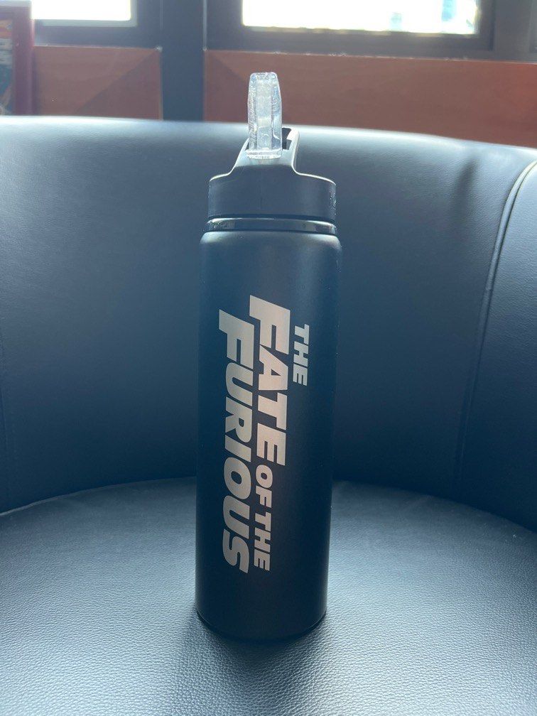 Fast and furious movie loge water bottle, Furniture & Home Living ...