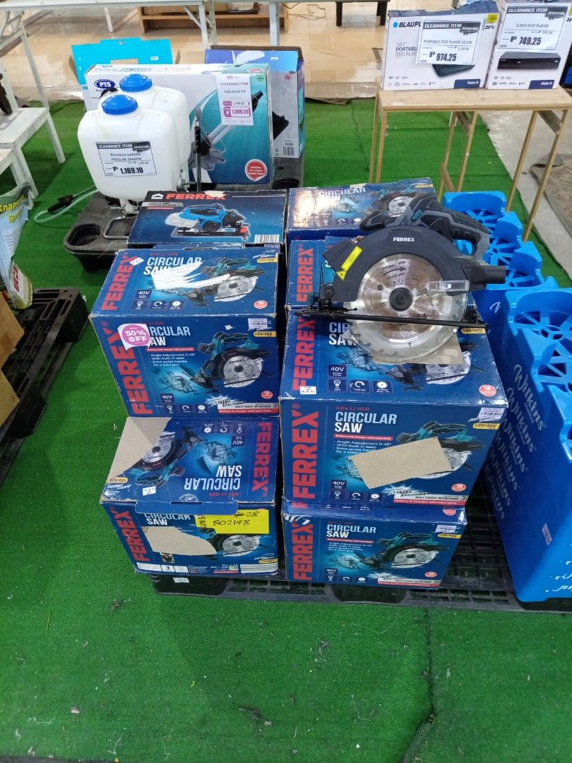 Ferrex circular saw w/o battery, Commercial & Industrial, Construction ...