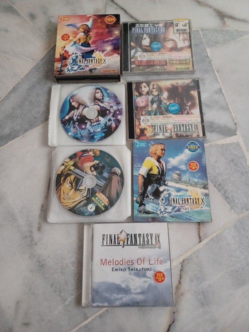 Final Fantasy VCD, Hobbies & Toys, Music & Media, CDs & DVDs on Carousell