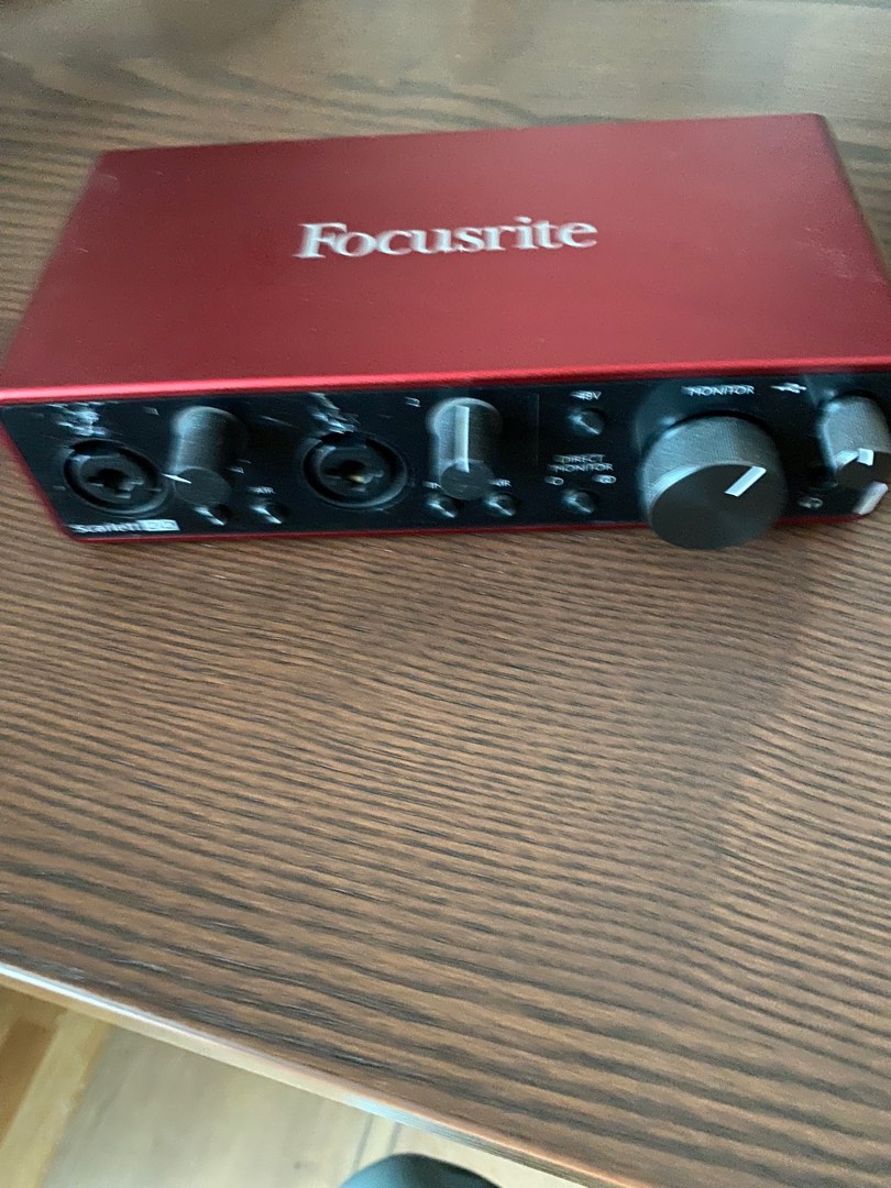 Focusrite 2i2 gen 3 studio bundle audio interface, Audio, Other Audio ...