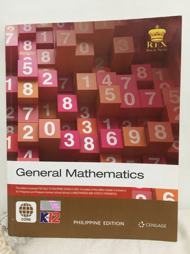 General Mathematics 2020 Edition by CENGAGE, Hobbies & Toys, Books ...
