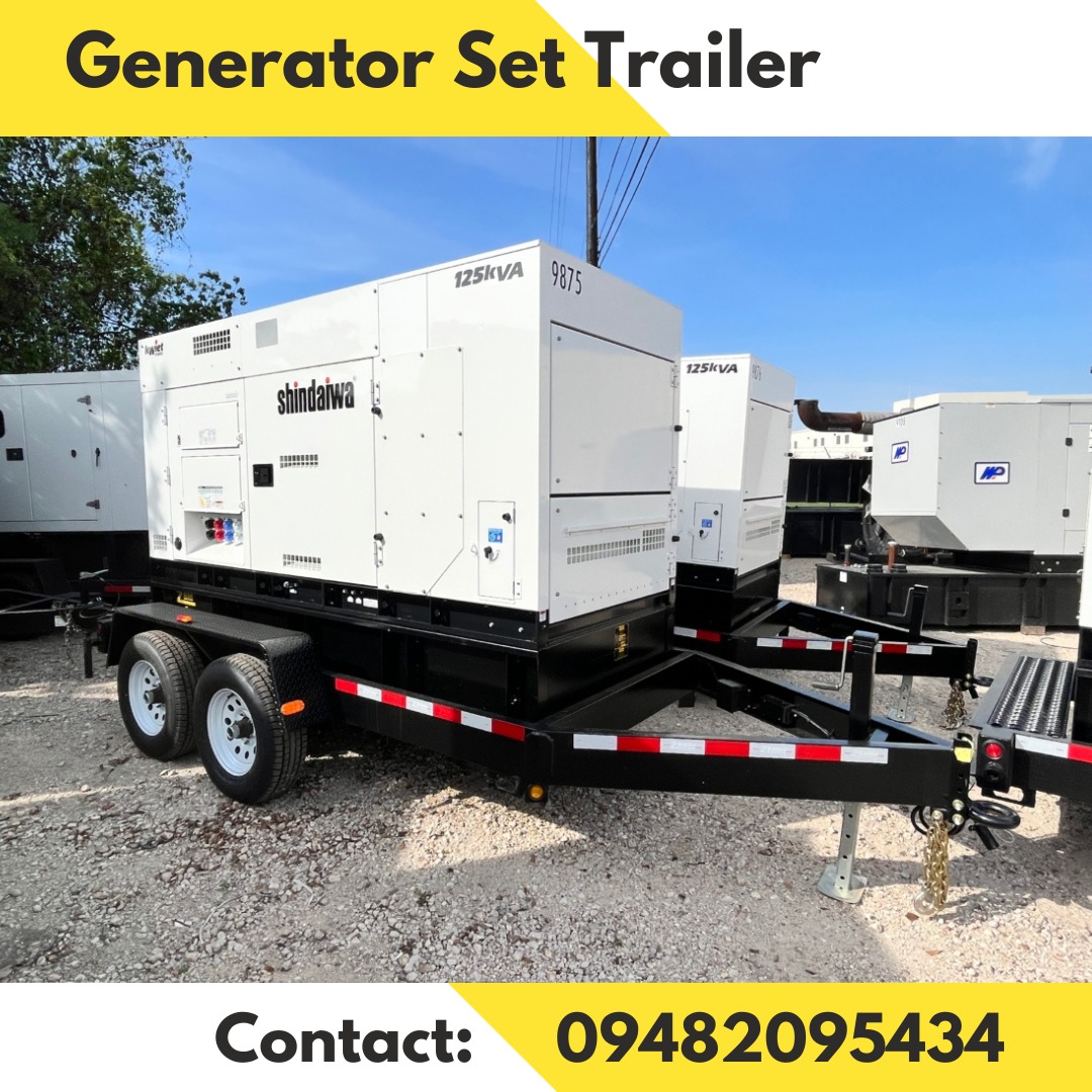 Generator set Trailer | Genset Trailer | Generator Trailer | Trailer ...