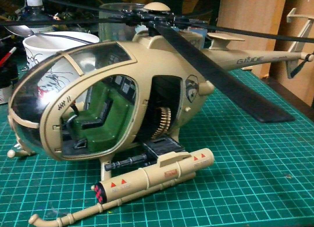 Gi Joe helicopter desert hawk (CUSTOM), Hobbies & Toys, Toys & Games on ...