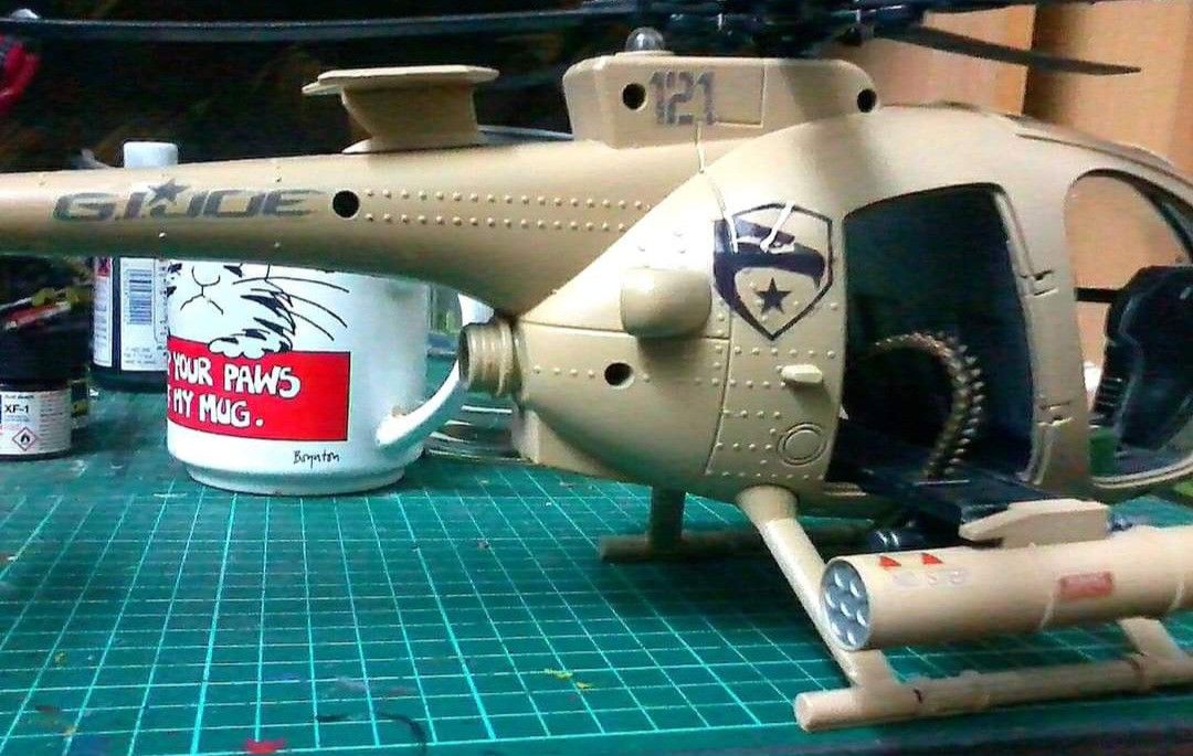 Gi Joe helicopter desert hawk (CUSTOM), Hobbies & Toys, Toys & Games on ...