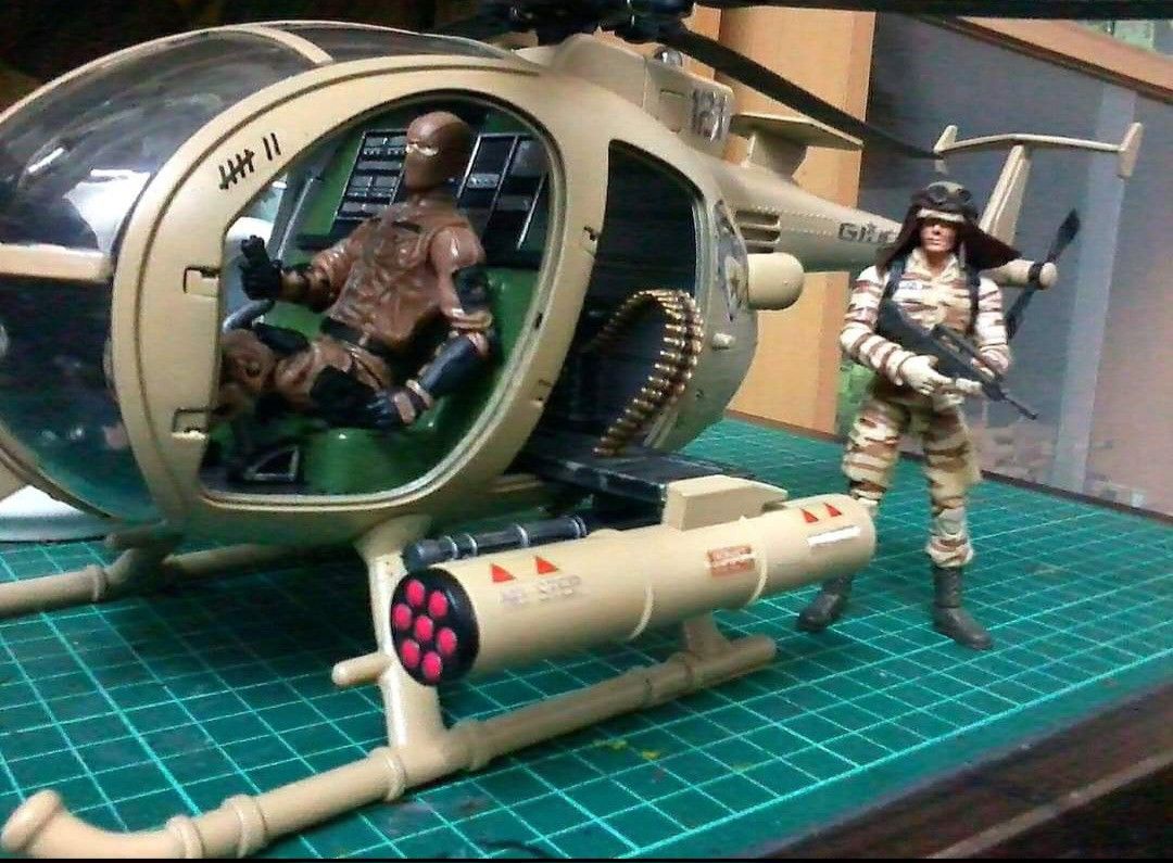 Gi Joe helicopter desert hawk (CUSTOM), Hobbies & Toys, Toys & Games on ...
