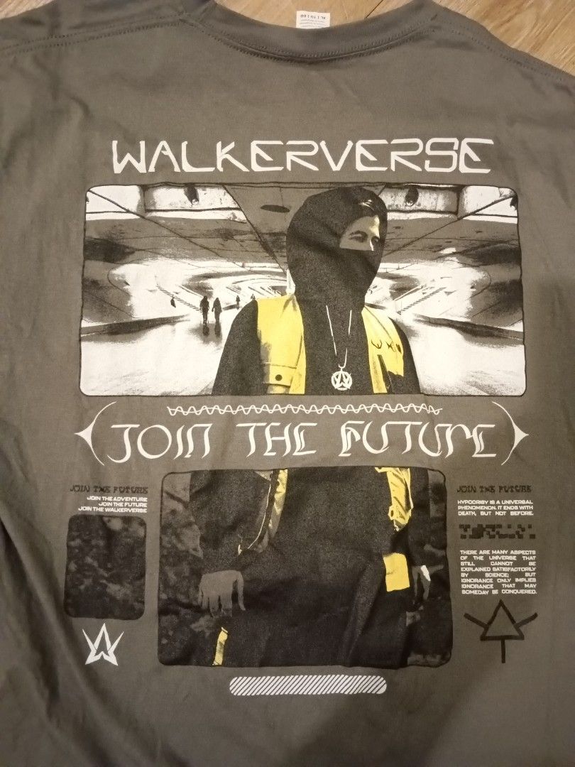 Gildan Alan Walker - Walkerverse - Join The Future - 2023 The Tour - Genuine Limited Edition ...