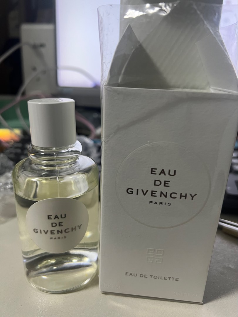 Givenchy eau de Givenchy 100ml bottle perfume EDT, Beauty & Personal Care, Fragrance ...