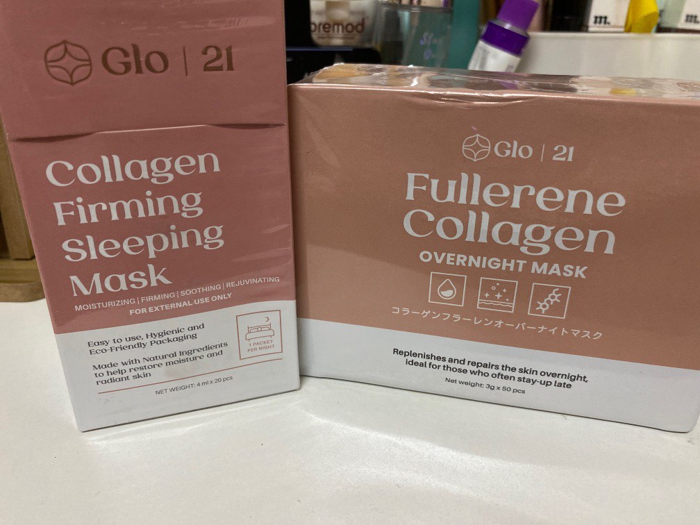 Glo21 Collagen Mask Set, Beauty & Personal Care, Face, Face Care on ...