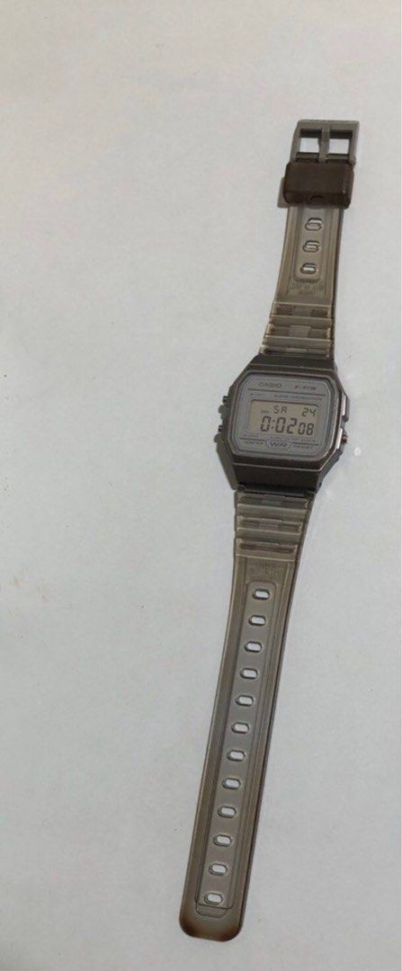 Grey Casio F-91W, Luxury, Watches on Carousell