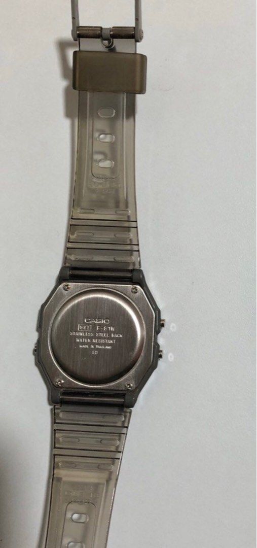 Grey Casio F-91W, Luxury, Watches on Carousell