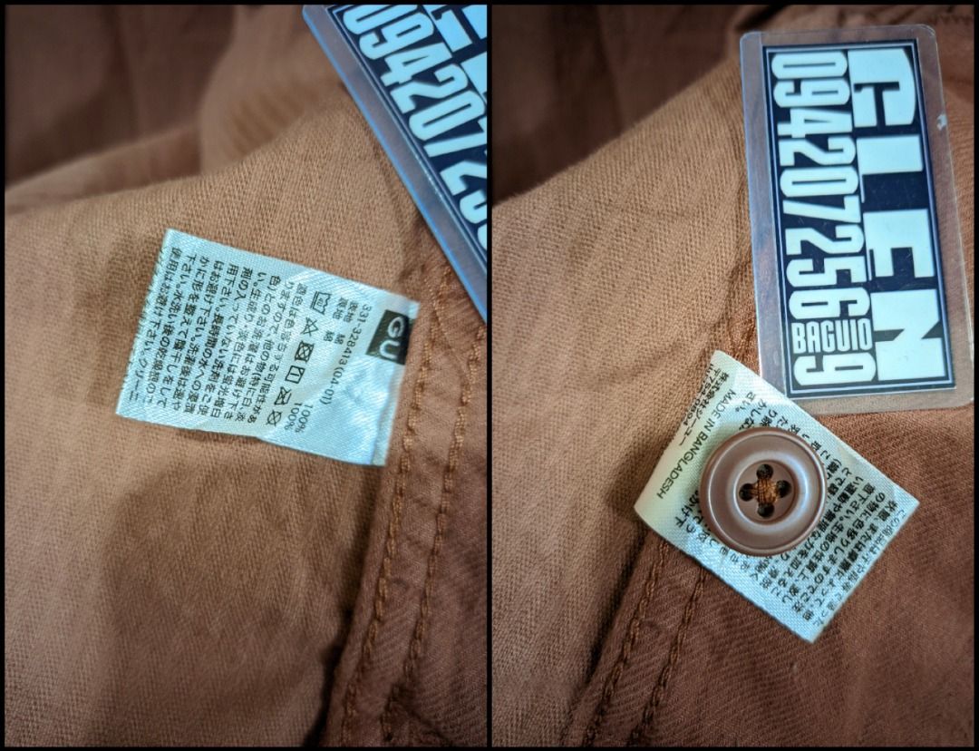 GU by Uniqlo Corduroy CPO Overshirt Jacket MEN'S (Brown), Men's Fashion, Coats, Jackets and ...