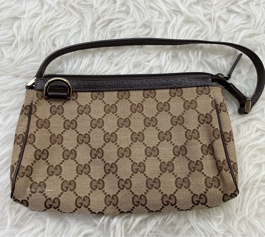 Gucci Pouch, Luxury, Bags & Wallets on Carousell