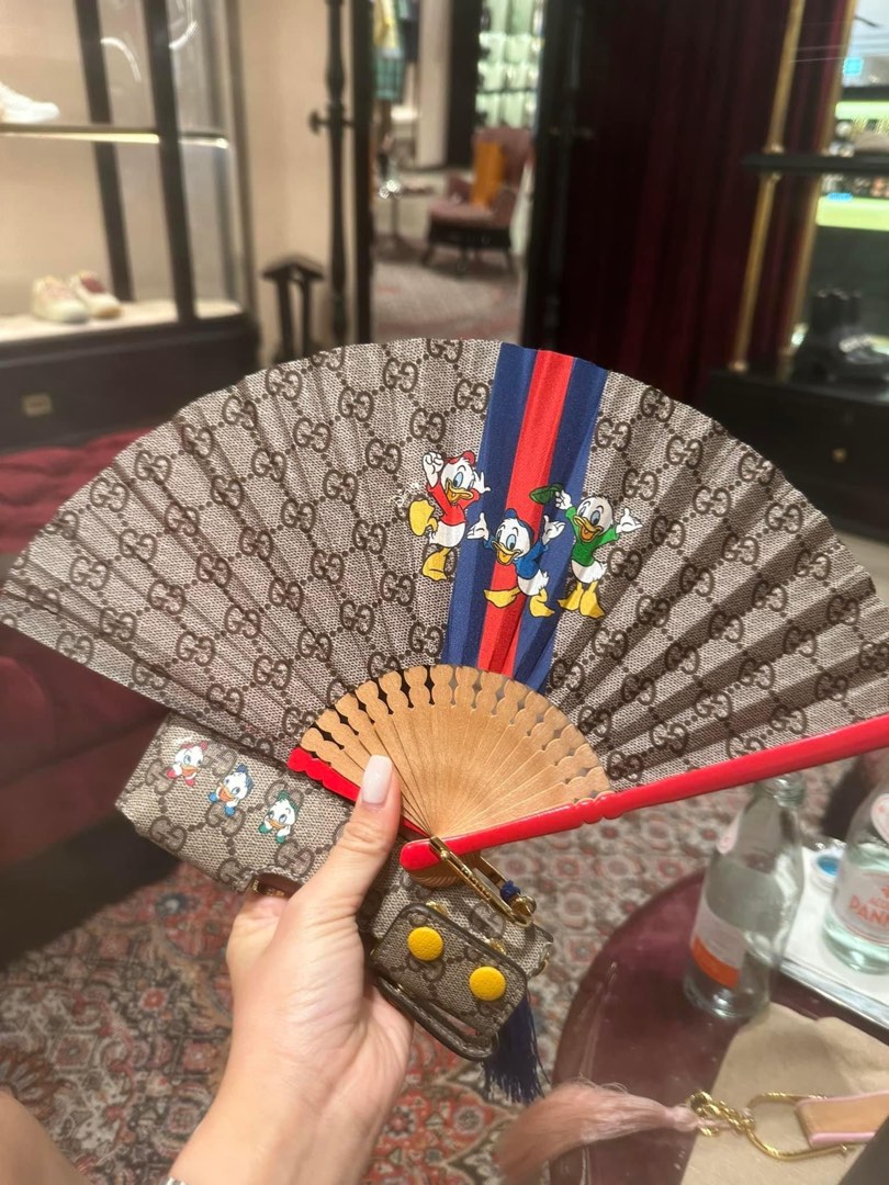 Gucci x Disney fan, Luxury, Accessories on Carousell