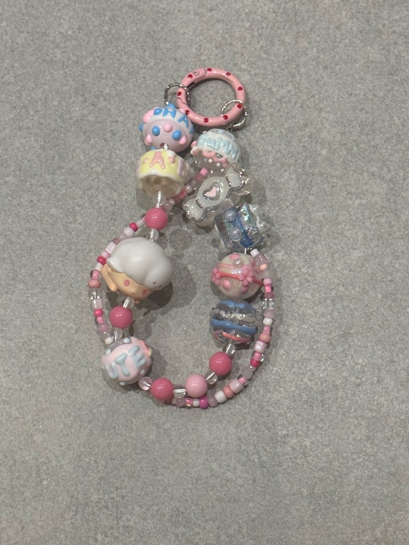 Handmade Authentic Popmart Dimoo bag/phone strap, Hobbies & Toys ...