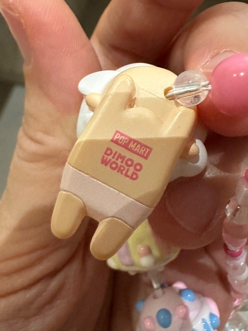 Handmade Authentic Popmart Dimoo bag/phone strap, Hobbies & Toys ...