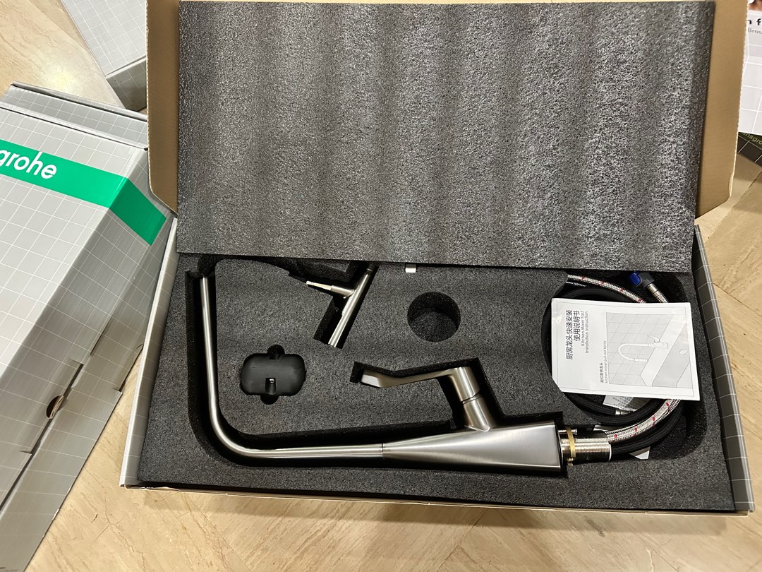 Hansgrohe kitchen tap, Furniture & Home Living, Bathroom & Kitchen ...