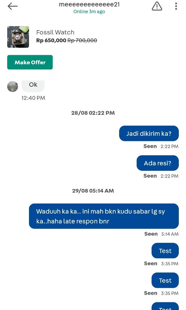 Hati hati akun ini, Fesyen Pria, Jam Tangan di Carousell Hati hati akun ini, Fesyen Pria, Jam Tangan di Carousell