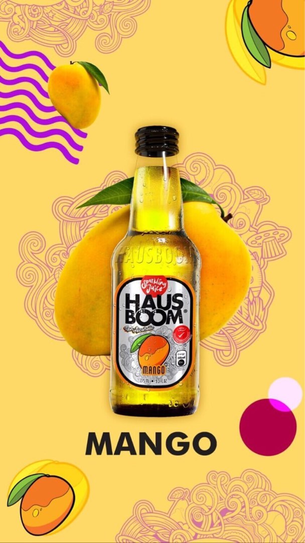 Hausboom Sparkling Juice, Food & Drinks, Beverages on Carousell