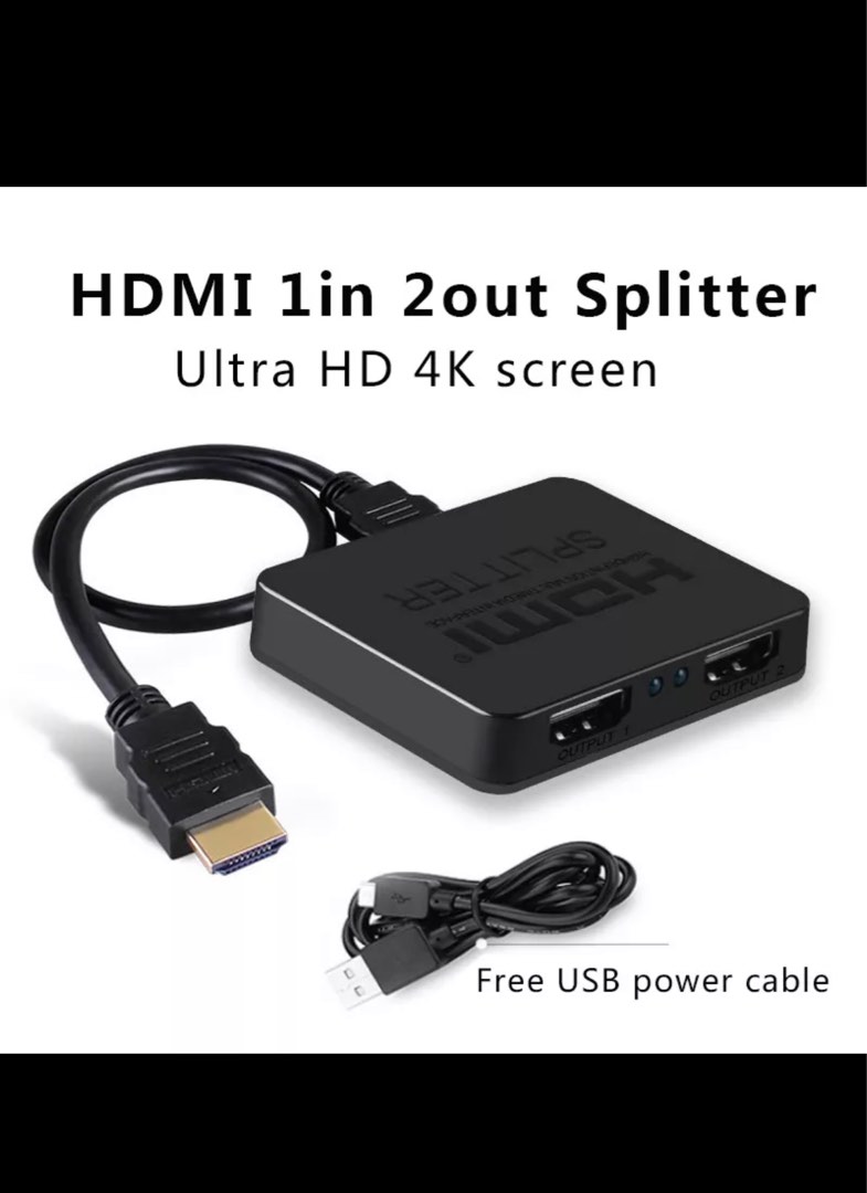 HDMI Splitter, Computers & Tech, Parts & Accessories, Cables & Adaptors ...