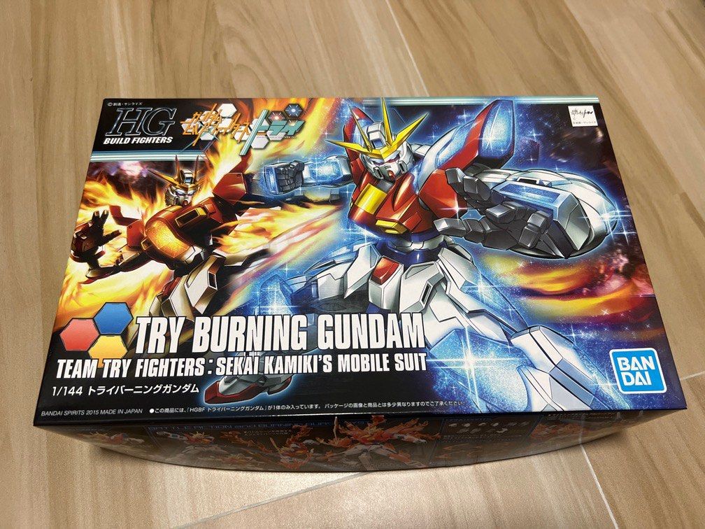 HG 1/144 TRY BURNING GUNDAM & KAMIKI BURNING GUNDAM, 興趣及遊戲, 玩具 & 遊戲類 ...