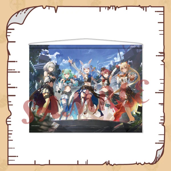 HOLOLIVE FANTASY 1st LIVE FAN FUN ISLAND Key Visual B2 Tapestry ...