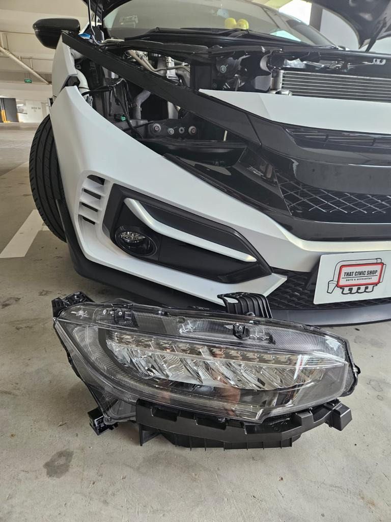 Honda Civic FC1, FC5 - LED Non Sequential Headlights conversion. , Car ...