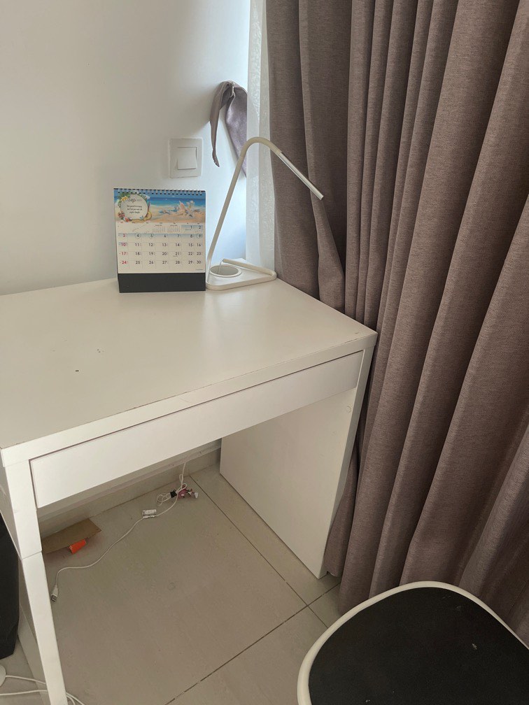 IKEA study/computer table, Furniture & Home Living, Furniture, Tables ...