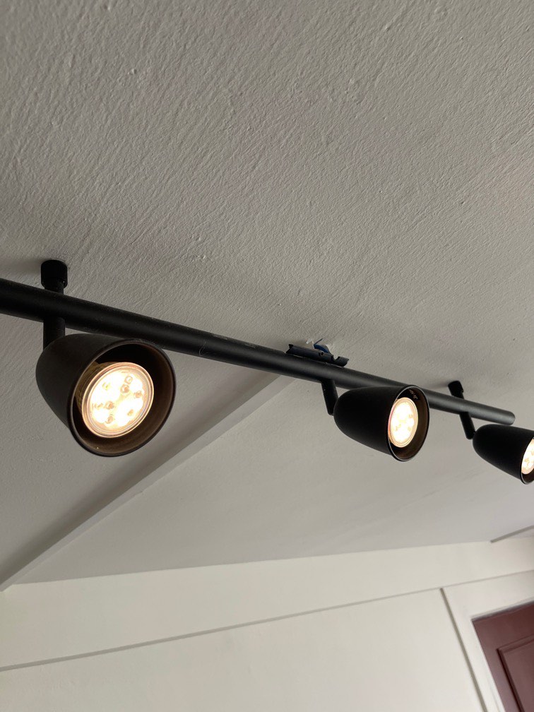 Ikea Track lights, Furniture & Home Living, Lighting & Fans, Lighting ...