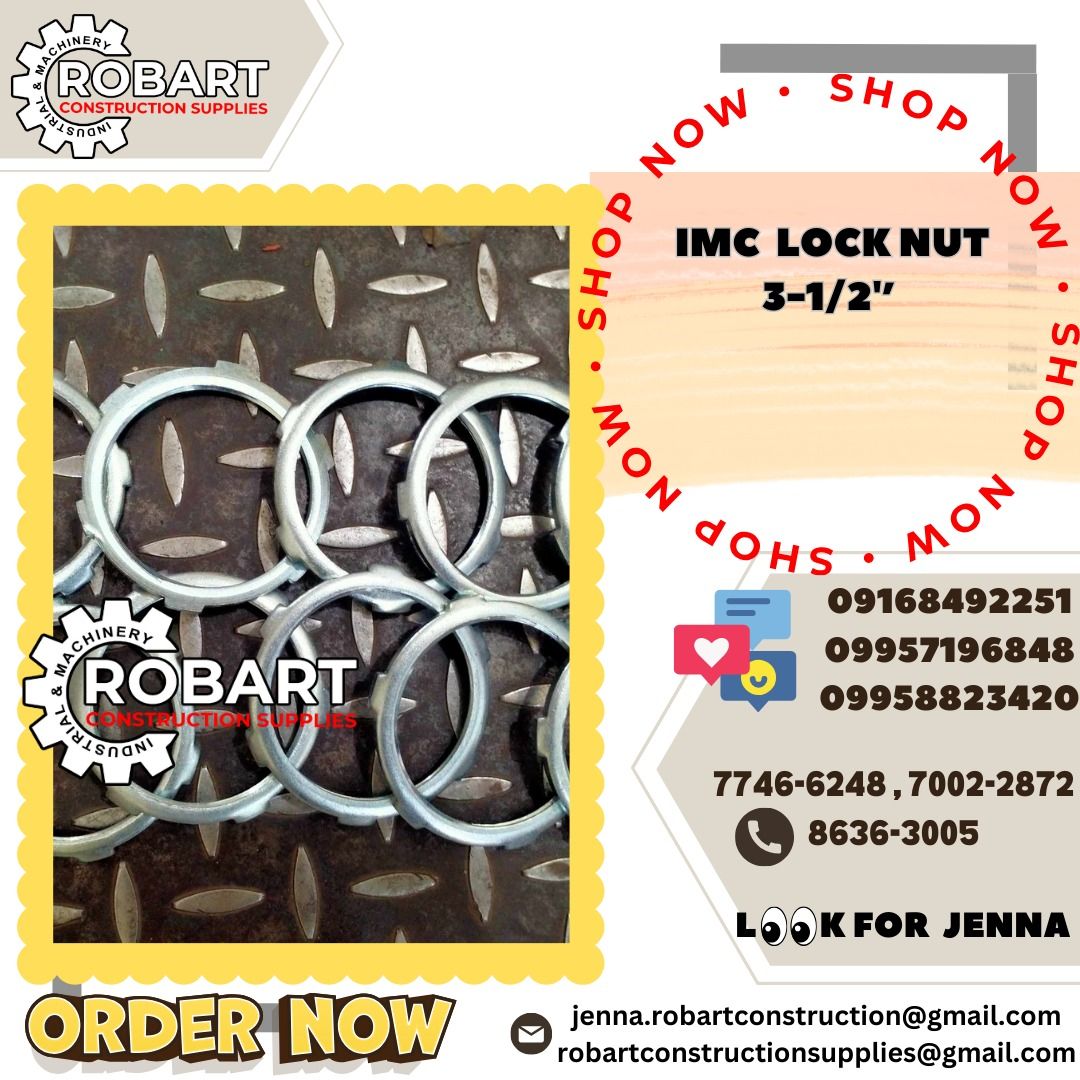 imc lock nut 3-1/2'', Commercial & Industrial, Construction Tools ...