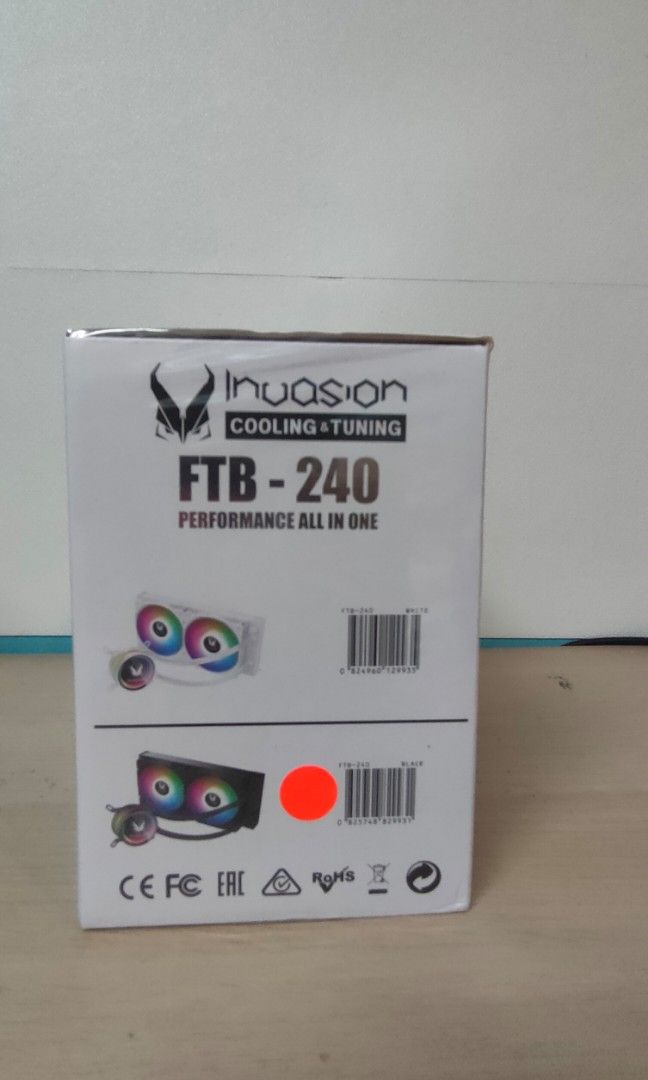 Invasion RGB Radiator Cooling fan baru, Computers & Tech, Parts ...