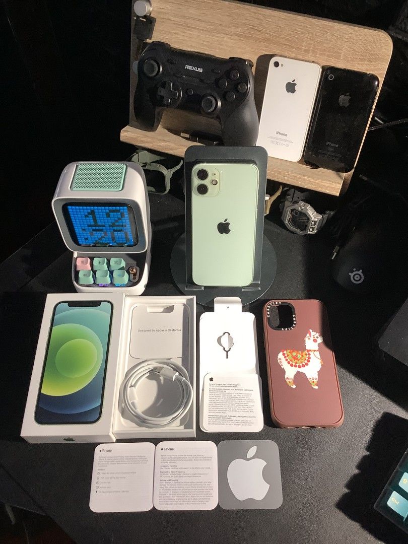 Iphone 12 mini 128gb ibox resmi fullset mulus original, Telepon Seluler ...