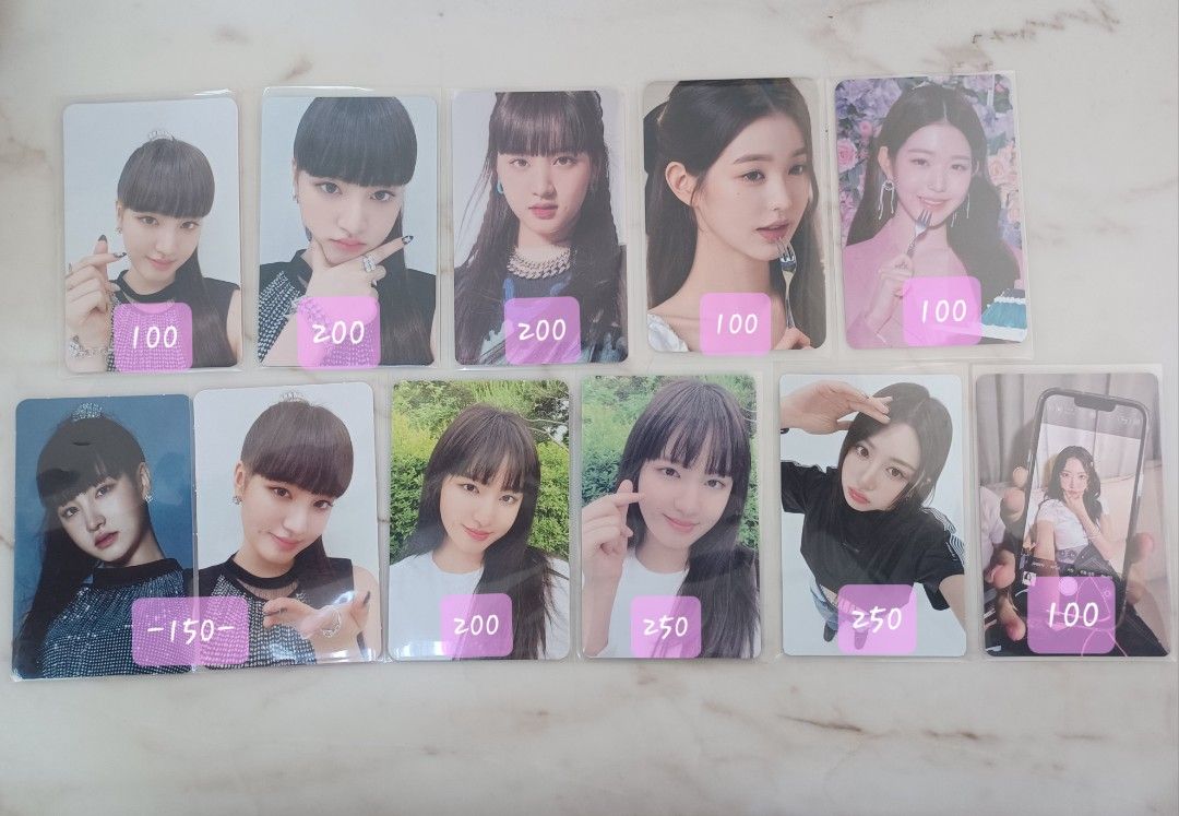 ASSORTED GG PCS - IVE WONYOUNG LIZ LE SSERAFIM YUNJIN SAKURA OFFICIAL ...