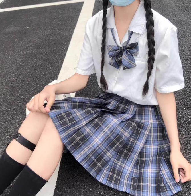 Japan High School Premium Gakuran Plaid Skirt Womens Fashion Bottoms Skirts On Carousell