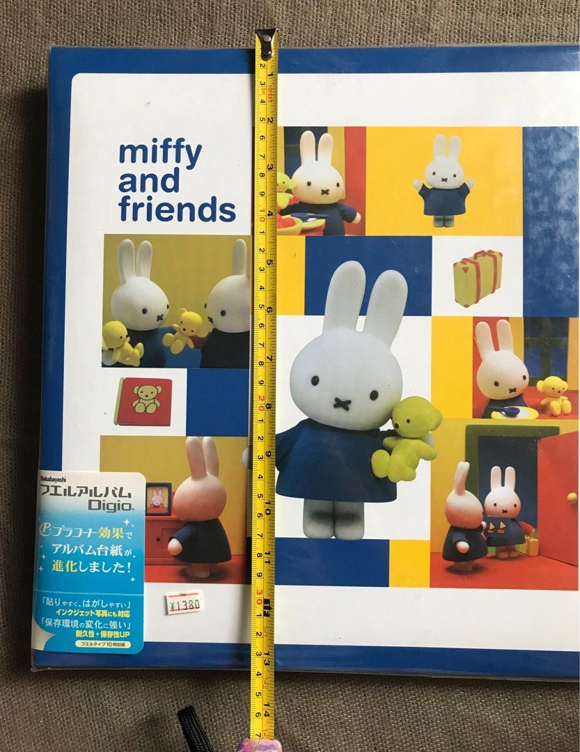 Japan Surplus Miffy photo album self adhesive fell type 10 sheets mount ...