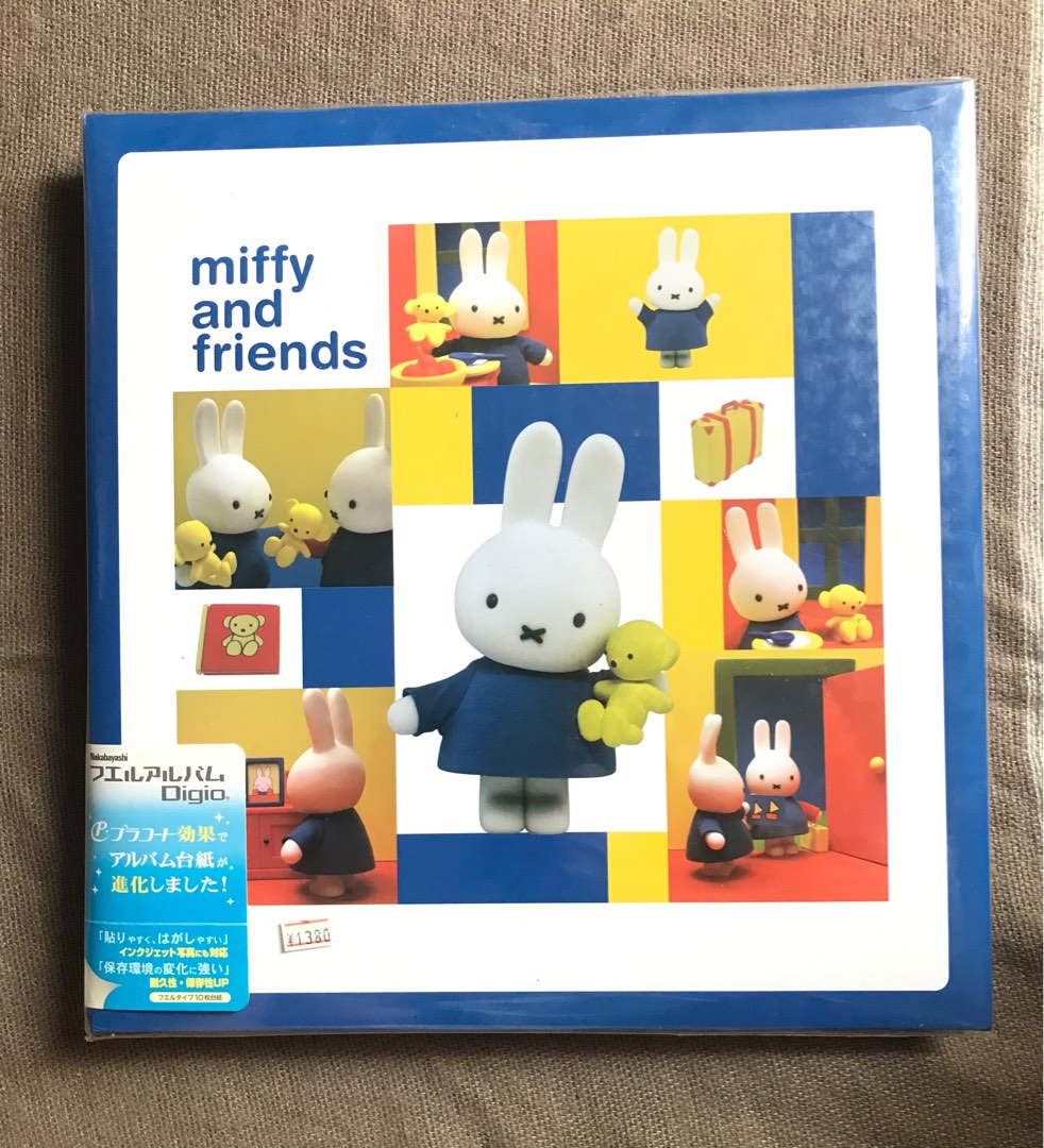 Japan Surplus Miffy photo album self adhesive fell type 10 sheets mount ...