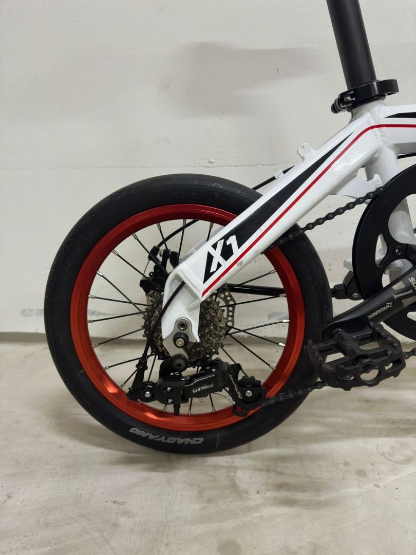 Java X1 7 Speed 16inch Foldable Bicycle Shimano Foldie Bike Mini Fit 7S 7Speed, Sports Equipment ...