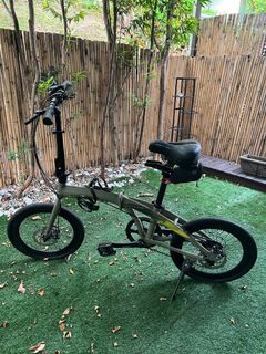 Java Zelo 7 speed folding bike Midnight Blue, Sports Equipment ...