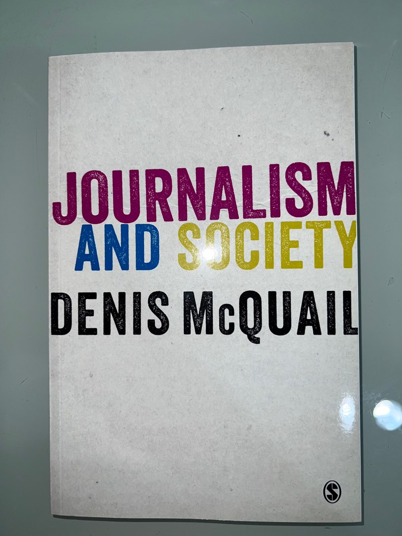 Journalism and Society by Denis Mcquail, Hobbies & Toys, Books ...