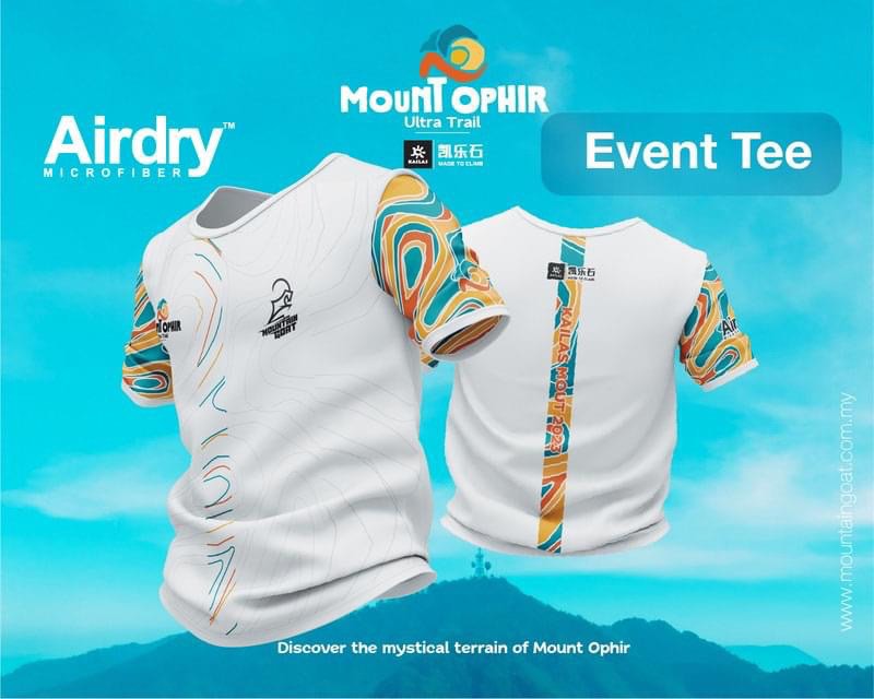 Kailas Mount Ophir Ultra Trail 2023 Event and Finisher Tee Running ...